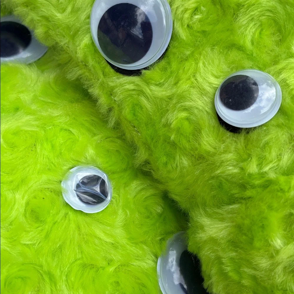 Demonia | Shoes | Demonia Slime Fuzzy Green Googly Eyes Platform Boot ...